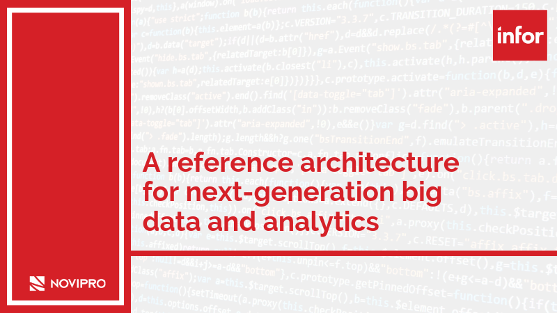 A reference architecture for next-generation big data and analytics