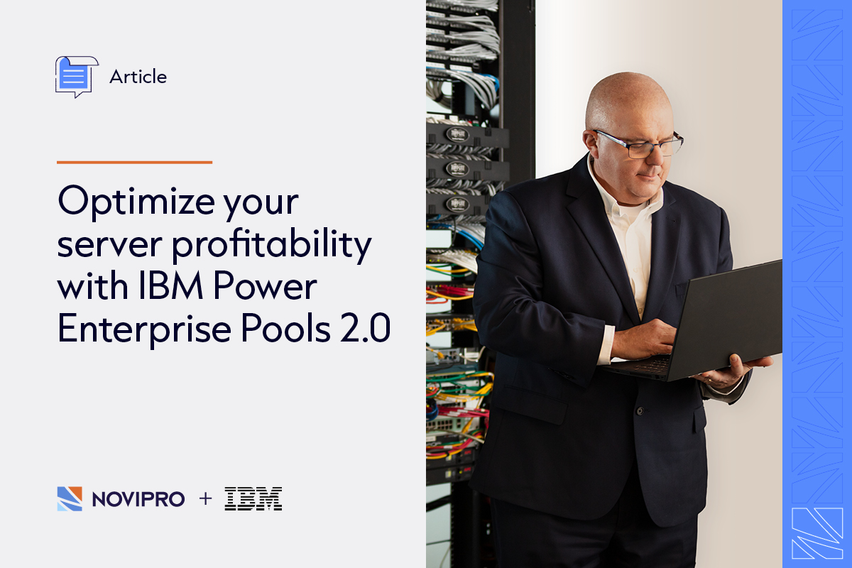 Optimize your server profitability with IBM Power Enterprise Pools 2.0