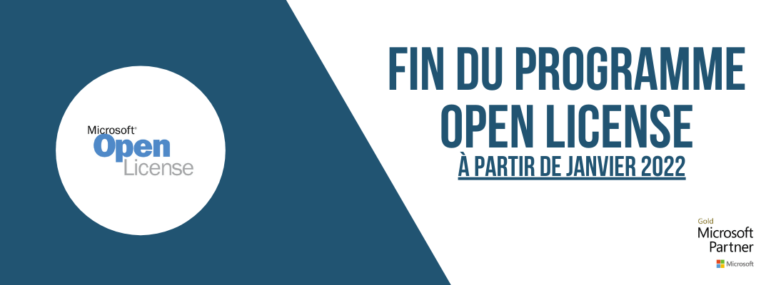 Microsoft arrêtera son programme Open License en 2022